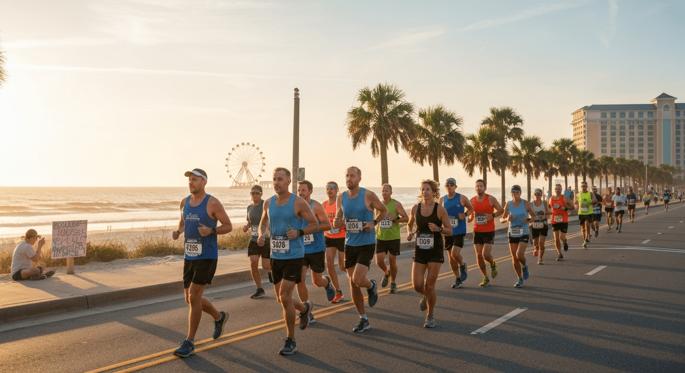 Myrtle Beach Marathon 2026 : marathon ultra-plat