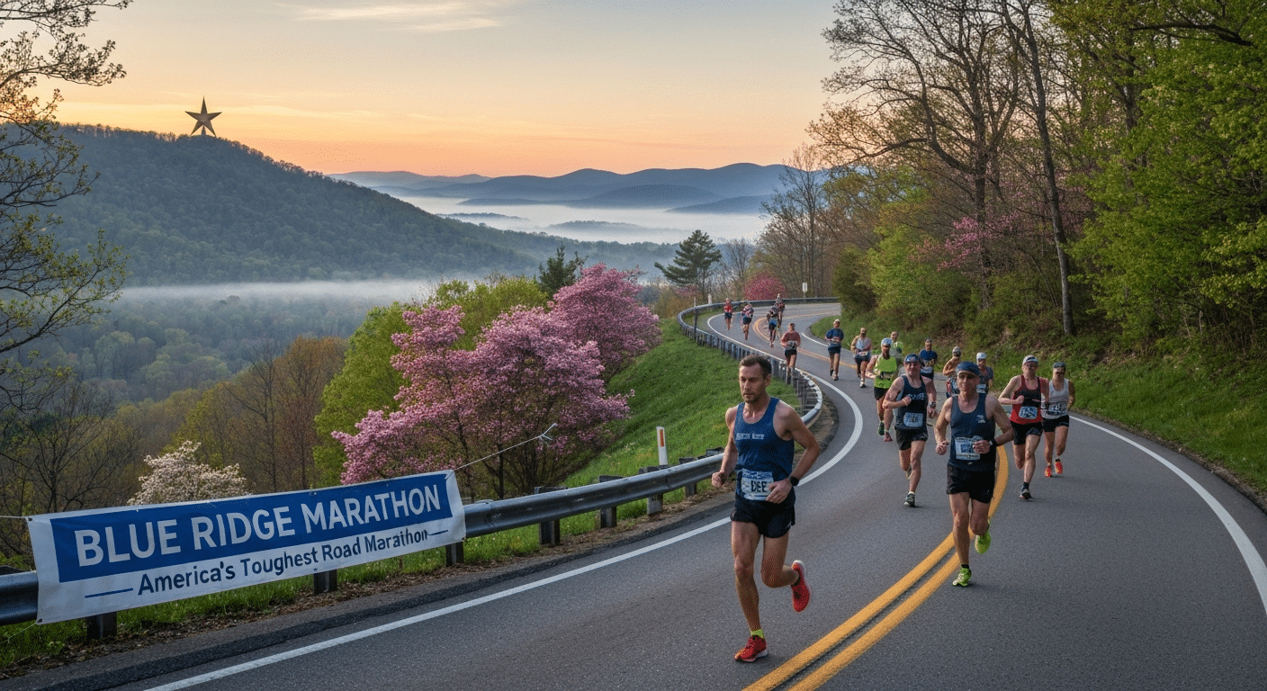 Blue Ridge Marathon 2026 : défiez 2 265 m de D+